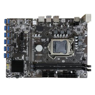 China 12 USB Transfer Graphics Card B250C Moederbord met andere chipset en 16 GB geheugenbank Te koop