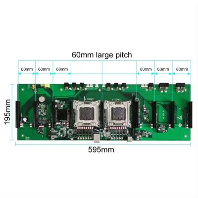 China Gepersonaliseerd X79 hoofdbord voor RTX3060 3060Ti Dedicated Graphics Card en USB 2.0-poorten Te koop