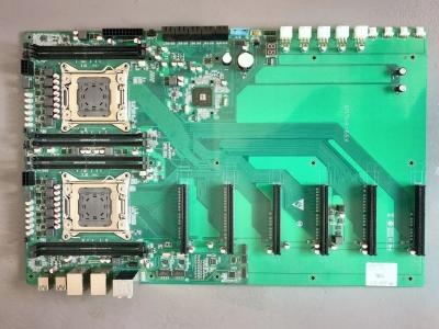 Cina Scheda madre a doppio canale di memoria X99-6plus con scheda grafica 6GPU e porte 8*SATA in vendita