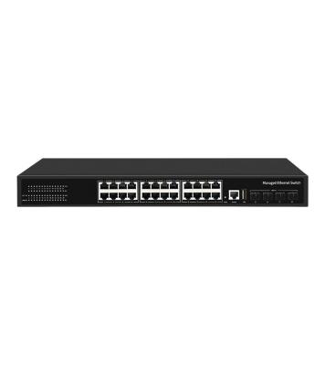 China 24 poorten Private Mold L3 Managed Ethernet Switch SG3000-RX-24N4X met 10G Uplink Te koop