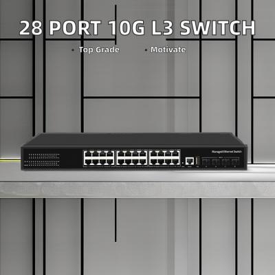 Cina 24 porte Private Mold L3 Managed Ethernet Switch SG3000-RX-24N4X con 10G Uplink in vendita