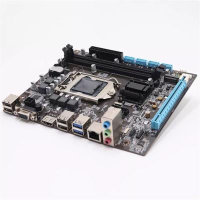 中国 フォームファクター H110 PCマザーボード LGA1151 i3 i5 i7 cpu サポート デュアル DDR3 デスクトップマザーボード H110 販売のため