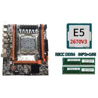 China X99H Dual Channel Motherboard for Intel Core i7 Xeon E5 V3 V4 CPU Server Workstation for sale