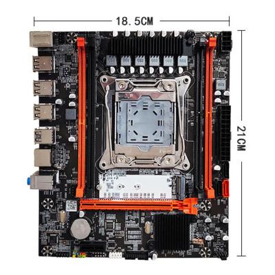 Cina Scheda madre X99H personalizzata per desktop NO Private Mold E5 CPU DDR4 RAM M2 SSD in vendita