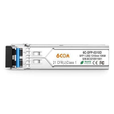 China Stock personalizado J4859D HP Aruba Compatível com 1000BASE-LX SFP 1310nm 10km DOM Duplex LC MMF/SMF Transceiver Module para HPE à venda