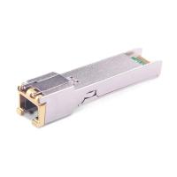 China Customizable GLC-TE SFP Module 1000Base-T RJ-45 1 Gbps Gigabit Ethernet Transceiver for sale