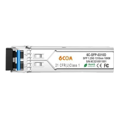Cina J4859D 6COM 1000Base-LX 1.25G 1310nm 10km SFP Modulo trasmettitore compatibile HP J4859D in vendita