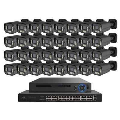 中国 8MP POE IP セキュリティカメラとネットワークケーブルを搭載した 32 チャンネル NVR キット 販売のため