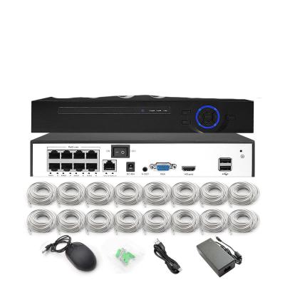Cina Dimensioni personalizzate 3MP 5MP 8MP Camera di visione notturna esterna Dome POE Kit per un'installazione facile in vendita