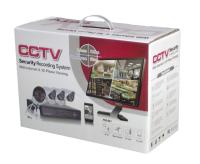China 4CH NVR Kit CCTV Surveillance Security Camera System with 4pcs 1080P Dome Cameras for sale