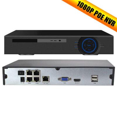 China Utilizado Personalizado 4CH 2MP Com fio IP Câmera de Segurança de Vigilância Cctv Sistema PoE NVR Kit 1080P à venda