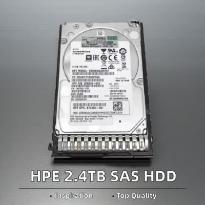 Cina Velocità 2,4 TB SAS 12G Enterprise 10K SFF SC 512e DS HDD per HPE Server G8/G9/G10 6Gb/s in vendita