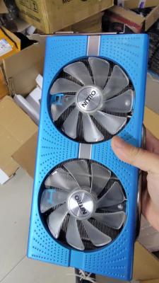 중국 팬 쿨러와 함께 사용 된 RX 580 GPU 새 & 사용 된 AMD 칩셋 데스크톱 게임 VGA DP 출력 인터페이스 판매용