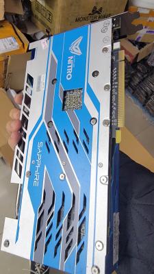 중국 팬 쿨러와 함께 사용 된 RX 580 GPU 새 & 사용 된 AMD 칩셋 데스크톱 게임 VGA DP 출력 인터페이스 판매용