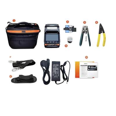 China Customized fusion splicer ai5 optical fiber fusion splicer AI-5 4 motors splicing machine  trunk line construction ftth project for sale