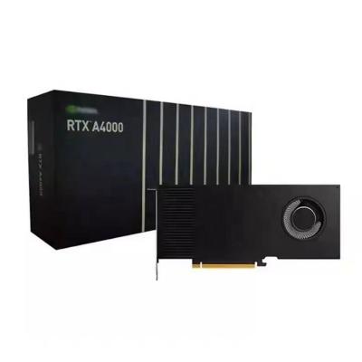 Cina Carta grafica Gpu per gaming RTX A4000 Gddr6 16GB PCI Express 4.0 x16 Carta grafica video professionale in vendita