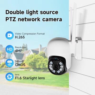 China 4MP HD Security Tuya Smart Wifi Camera Auto Tracking PTZ Home Network CCTV Camera Wireless  Network Camera for sale
