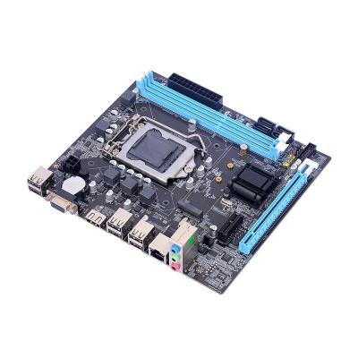 China Customized LGA 1155 motherboard H61 PC motherboard support i3 i5 i7 cpu DDR3 for desktop motherboard H61 main board for sale