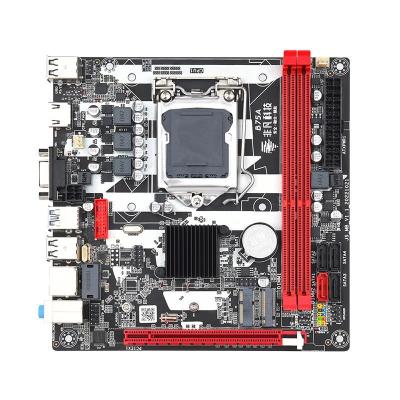 中国 パーソナライズされたB75Aデスクトップコンピュータ マザーボード 17*17インチ ITX ミニ工業コンピュータ 1155 針 I3/I5/I7 CPU DDR3 RAM 販売のため