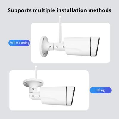 China Outdoor Cctv Camera Wifi Tuya Smart Dual Light Outdoor Tuya Smart Camera CCTV Security  Wifi IP Camera for sale