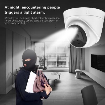 Cina Visione notturna a colori a 4MP con audio Cctv Camera a cupola interna AI POE IP Camera di rete Poe Camera di sicurezza in vendita