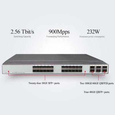 China Modo de comunicación Full-Duplex-Half-Duplex Ethernet Switch S6720-30L-HI-24S con velocidad de transmisión de 10/100/1000Mbps en venta