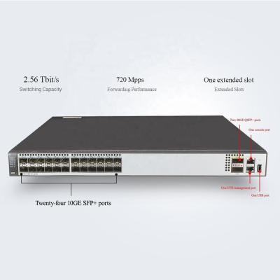 China 24 Port Ethernet Switch S6720-30C-EI-24S-AC Managed Network Switch with and 10G Switch Capacity for sale
