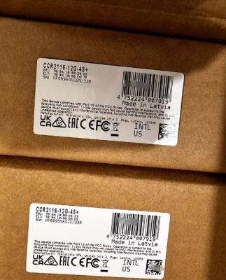 中国 4 アンテナ CCR2116-12G-4S クラウド・コア・ルーター ブロードバンド・アプリケーションとファイアウォール向けで 2167Mbps の速度で出荷可能 販売のため