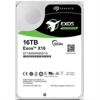 China 1.5Gb/s Interface Rate Seagate Exos 16TB Enterprise HDD SATA 6Gb/s 512e/4Kn 7200 RPM 256MB Cache 3.5