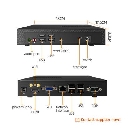 China 8Gb Ddr3L Win7 Intel Core I5 Ultra Mini Pc Computer Itx Motherboard Case With Integrated Card Graphics And Wifi for sale