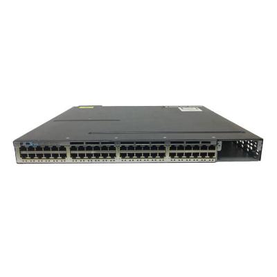 China 48-Port WS-C3750X-48PF-S 3750X-48PF Ethernet Switch IP Base Suitable for Desktop 800W PoE Power 48 X 10/100/1000 PoE Ports for sale