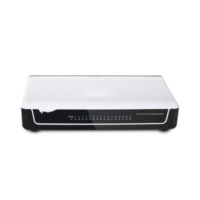 China Customized 16 Port Desktop Ethernet Switch with QoS Function 10/100Mbps Full-Duplex Auto-Negotiation Network Switch for sale