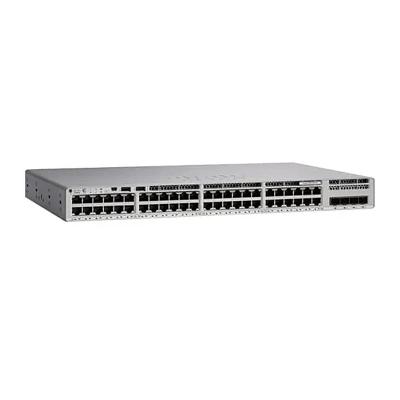 China Cisco Catalyst 9200L 48 Port Gigabit Ethernet Switch with PoE Support and Stackable Functionality for sale