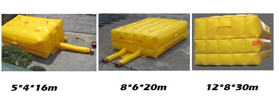 Inflatable air cushion cushion,safety rescue cushion 8*6*2.5m