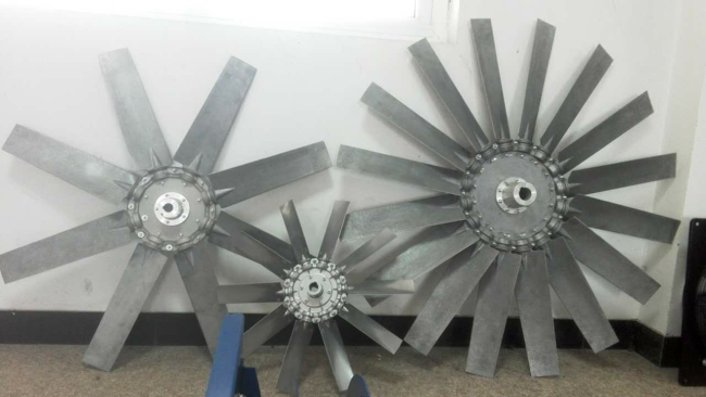 axial blade impeller/plastic blade/aluminium alloy wheel dia.280mm-1200mm