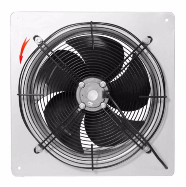 Wall/Window Mounted Square Bathroom Exhaust Fan with Louver