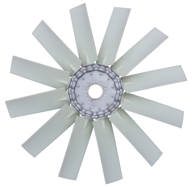 Large tube axial blower fan