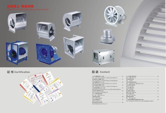 SWSI backward-curved single Inlet centrifugal fan