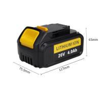 China Quick Charging 18V Lithium Ion Power Tool Battery Universal Compatibility 4000mAh for sale