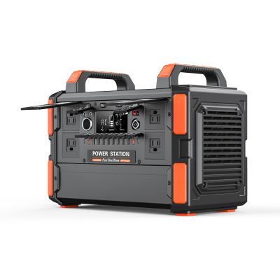 China Zonne Navulbaar Lithium Ion Power Station Portable Generator 1000W 220V Te koop
