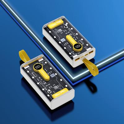 Cina Per l'accessorio rapido della Banca di potere di carico del telefono cellulare cabli 20000mAh il viaggio 2 USB in vendita