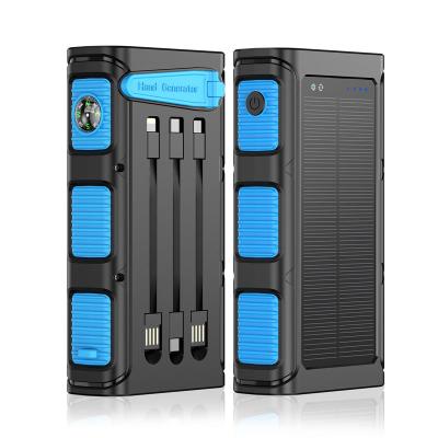 China Draagbare het LithiumKrachtcentrale Intelligente 10000mAh~30000mAh van de zonnestelsels Ingebouwde Kabel Te koop