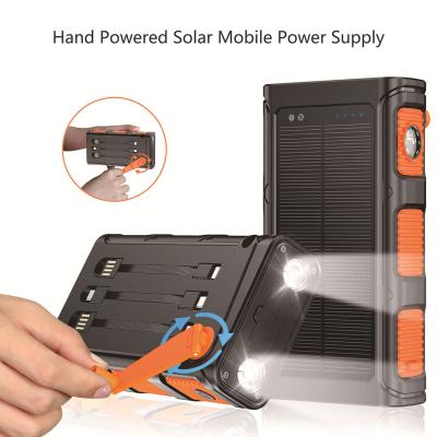 China Draagbare het LithiumKrachtcentrale Intelligente 10000mAh~30000mAh van de zonnestelsels Ingebouwde Kabel Te koop