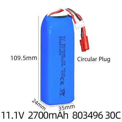 Cina 2700mAh Ebike UPS Carts Lithium RC Batteries Toys 11.1V Solar Systems in vendita