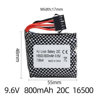China DC Output Rechargeable Fast Charging Lithium RC Batteries OEM LiFePO4 Ebike 800mAh à venda