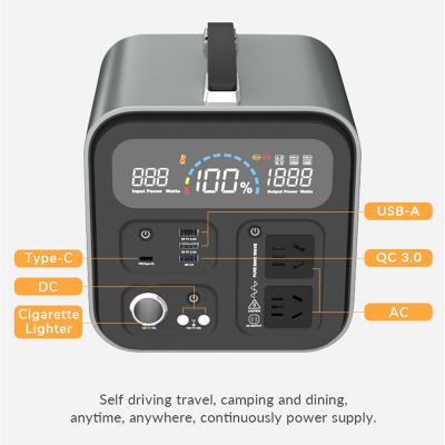 China US High Speed Ingebouwde kabel UPS Draagbare Lithium Power Station 98400mAh LiFePO4 Te koop