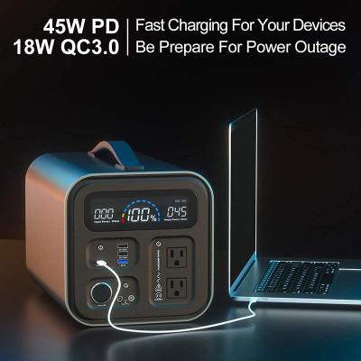 China US High Speed Ingebouwde kabel UPS Draagbare Lithium Power Station 98400mAh LiFePO4 Te koop