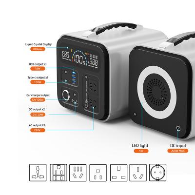 China Universele scooter compatibel speelgoed Draagbaar Lithium Power Station 300W Snel opladen Te koop