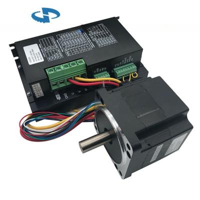 China Square Size 86mm 12V 24V 48V upto 320vdc Nema 34 BLDC Motor 86BLS 3000rpm 300w 400w 500w 800w Replace Fulling Motor for sale