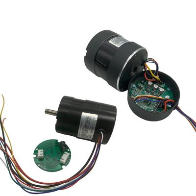 Cina 57 mm di buona qualità Motore a motore a corrente continua senza spazzole 12v 24v 36v 48v con riduttore elicoidale Basso rumore in vendita